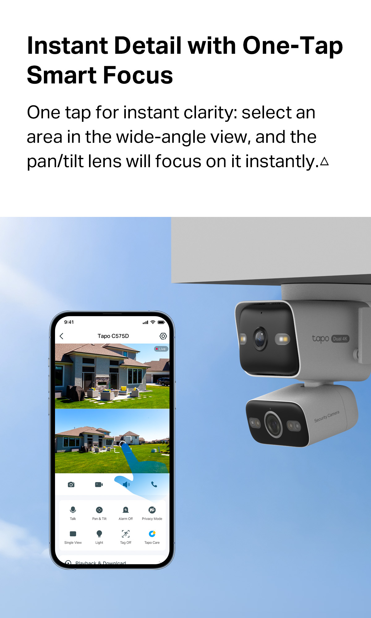 【NEW】TP-Link Tapo C575D 4K 8MP Outdoor Dual Lens 170° Ultra Wide View ...