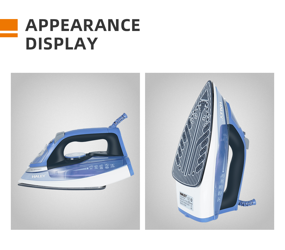 HALEY Ultra Resistant Ceramic Coating Steam Iron HY-2029 | Shopee Malaysia