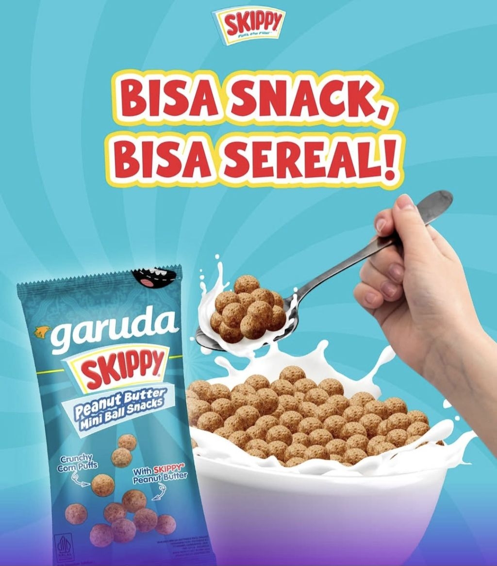 Garuda Skippy Peanut Butter Mini Ball Snacks [50g] Crunchy Corn Puffs ...