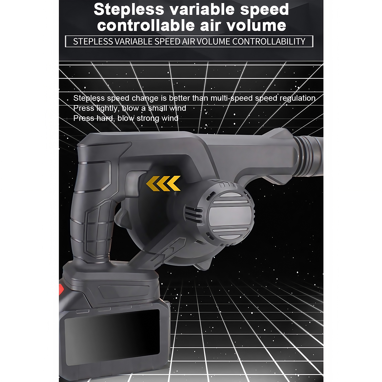 Cordless Electric Blower Vacuum Rechargeable Portable Household Leaf ...