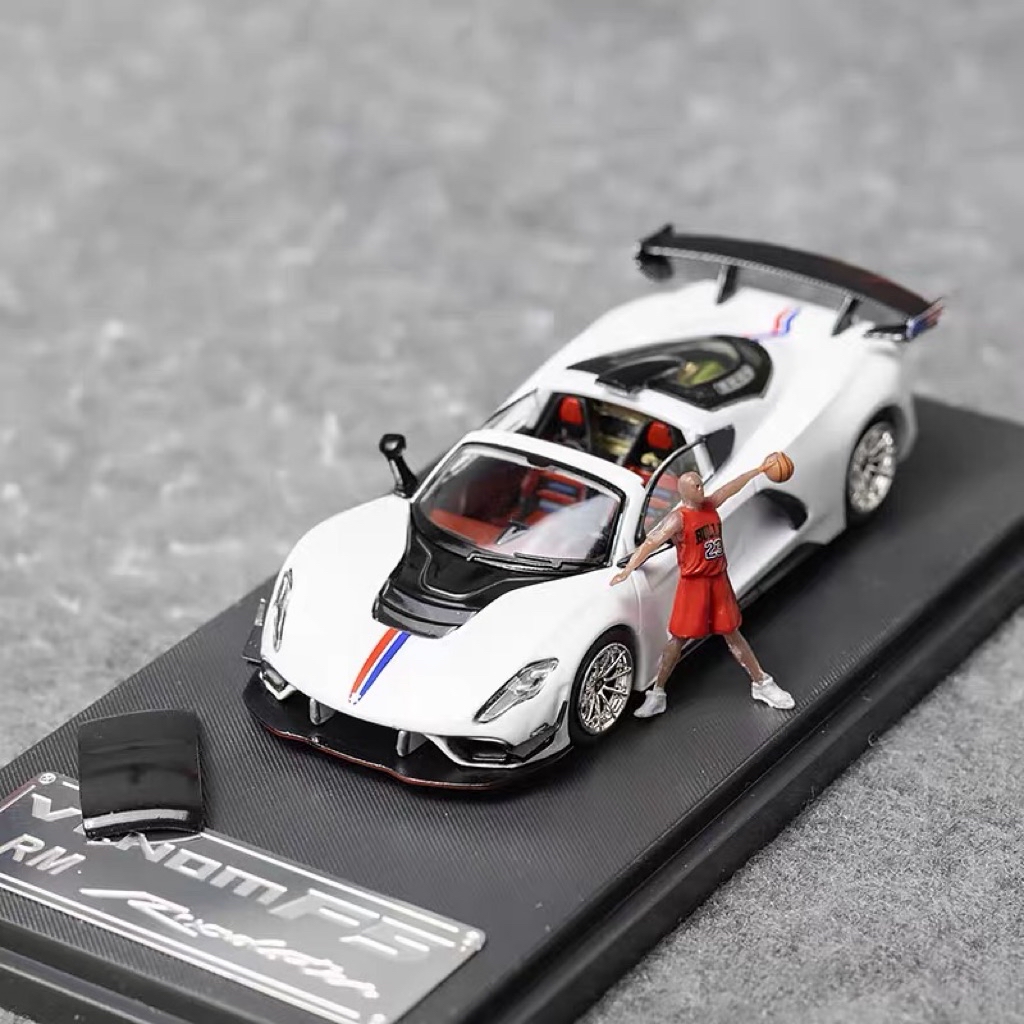 Rhino Model Hennessey Venom F5 White/ Blue (1/64 Diecast) | Shopee Malaysia