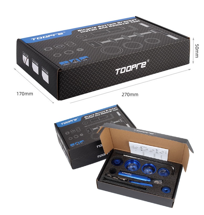 TOOPRE Professional Bicycle Bottom Bracket Install Removal Tool Bike BB ...