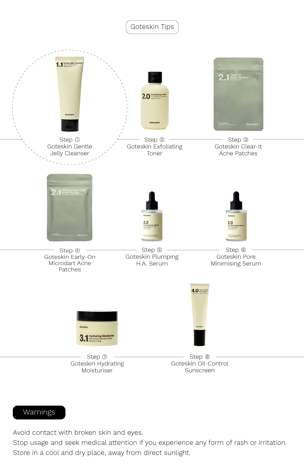 Goteskin Gentle Jelly Cleanser Twin Pack (100mlx2) - Ligtweight Gel ...