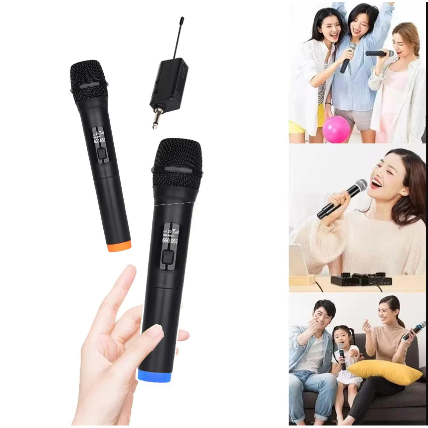 Wireless Microphone Dynamic Handheld Microphones Karaoke Microphone Mic ...