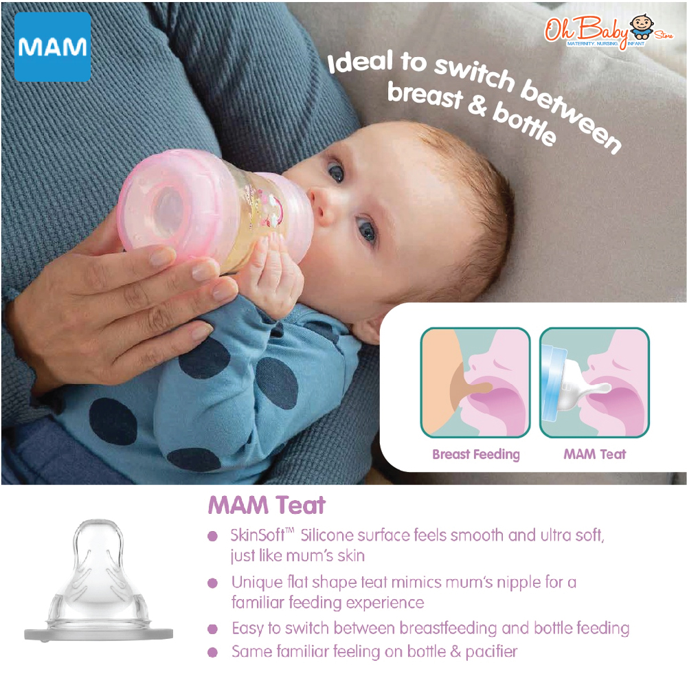 MAM Feeding Bottle Teat 0-6m+ | Shopee Malaysia