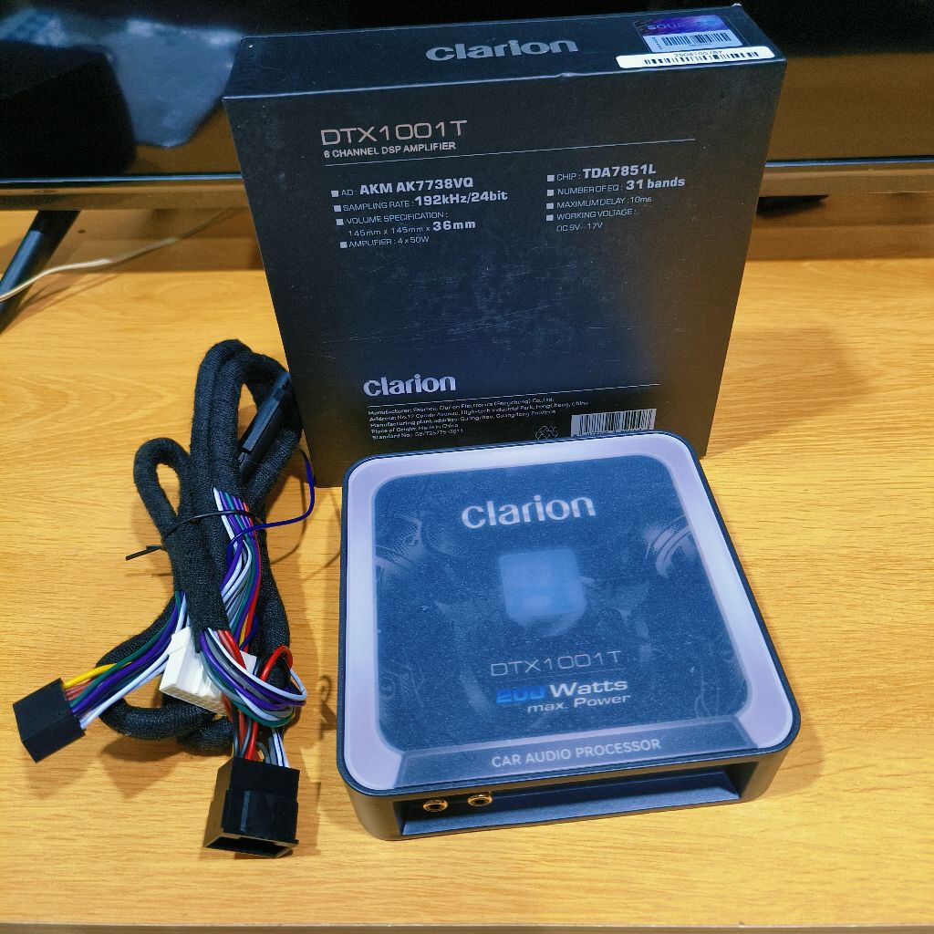 Clarion DSP 6 CHANNEL AMPLIFIER DTX1001T COMPLETE SOCKET PnP | Shopee ...