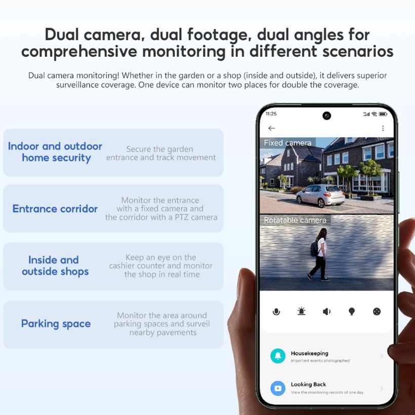 MYSET Global Xiaomi CCTV Outdoor Camera CW500 Dual | 4MP Dual 2.5K ...
