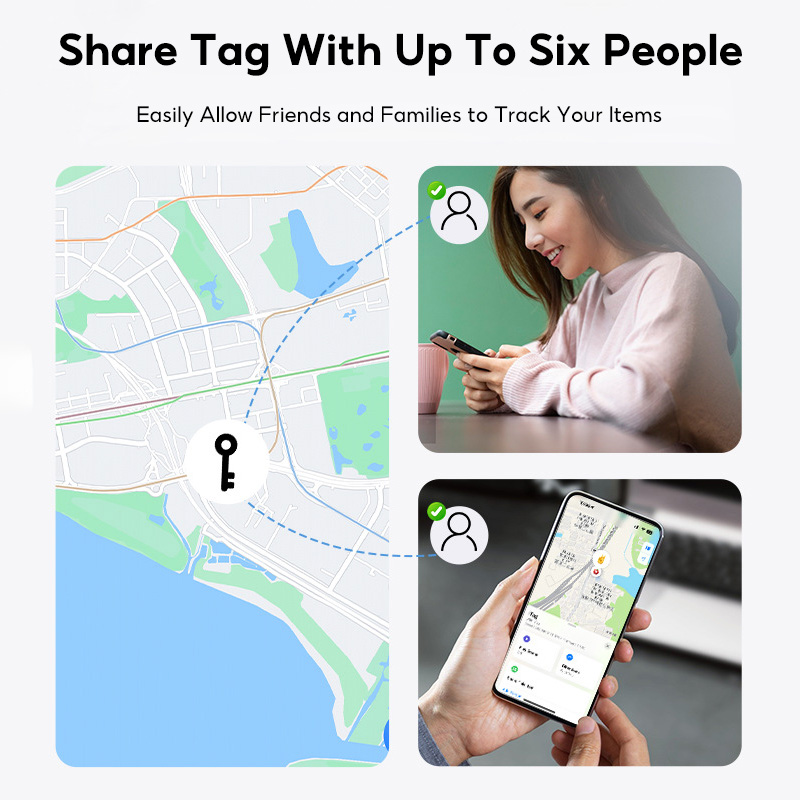 MeeGoo Smart GPS Tracker Mini Keys And Pet Locator Bluetooth Anti Lost ...