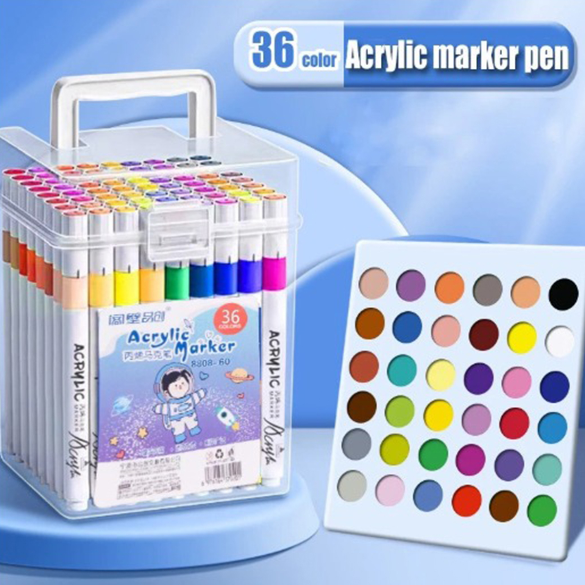 120/60/36/24 Colors Acrylic Marker Pen Set Color Marker Set with ...