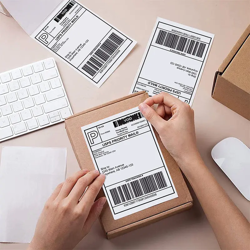 500pcs Waterproof A6 Thermal Shipping Labels 100×150mm – 350PC Roll ...