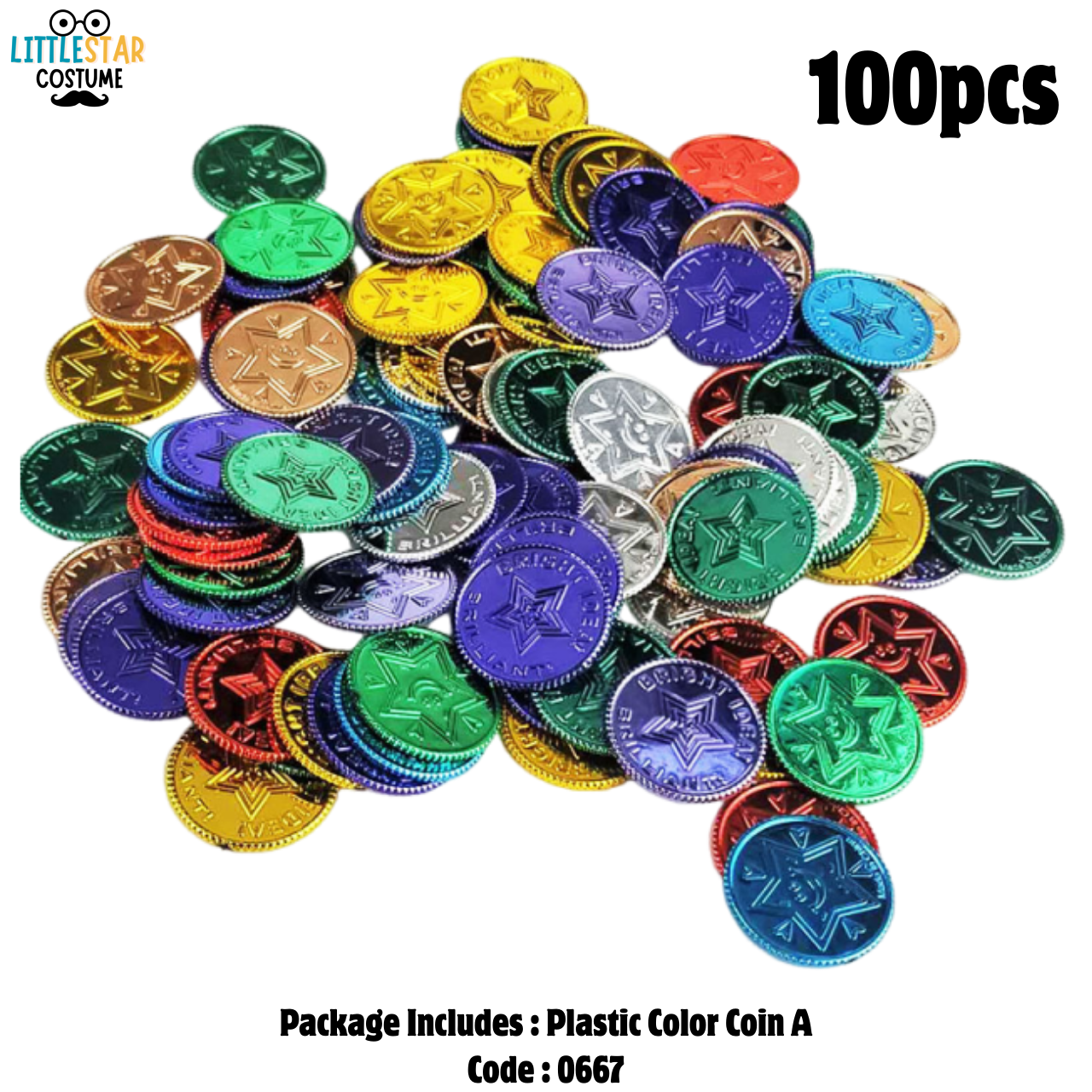 Pirate Treasure Coins for Kids – Gold Skull Plastic Coins for Party ...