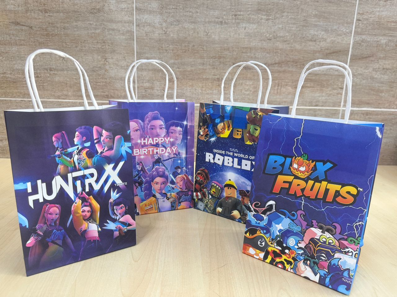 Party Goodies paper bag Huntrix Saja boy Kpop demon hunter Roblox ...