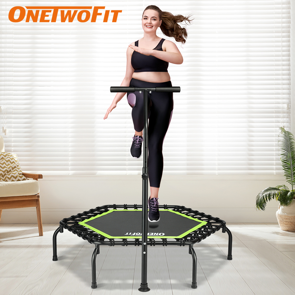 OneTwoFit 45-inch Trampoline OneTwoFit Family Trampoline with ...