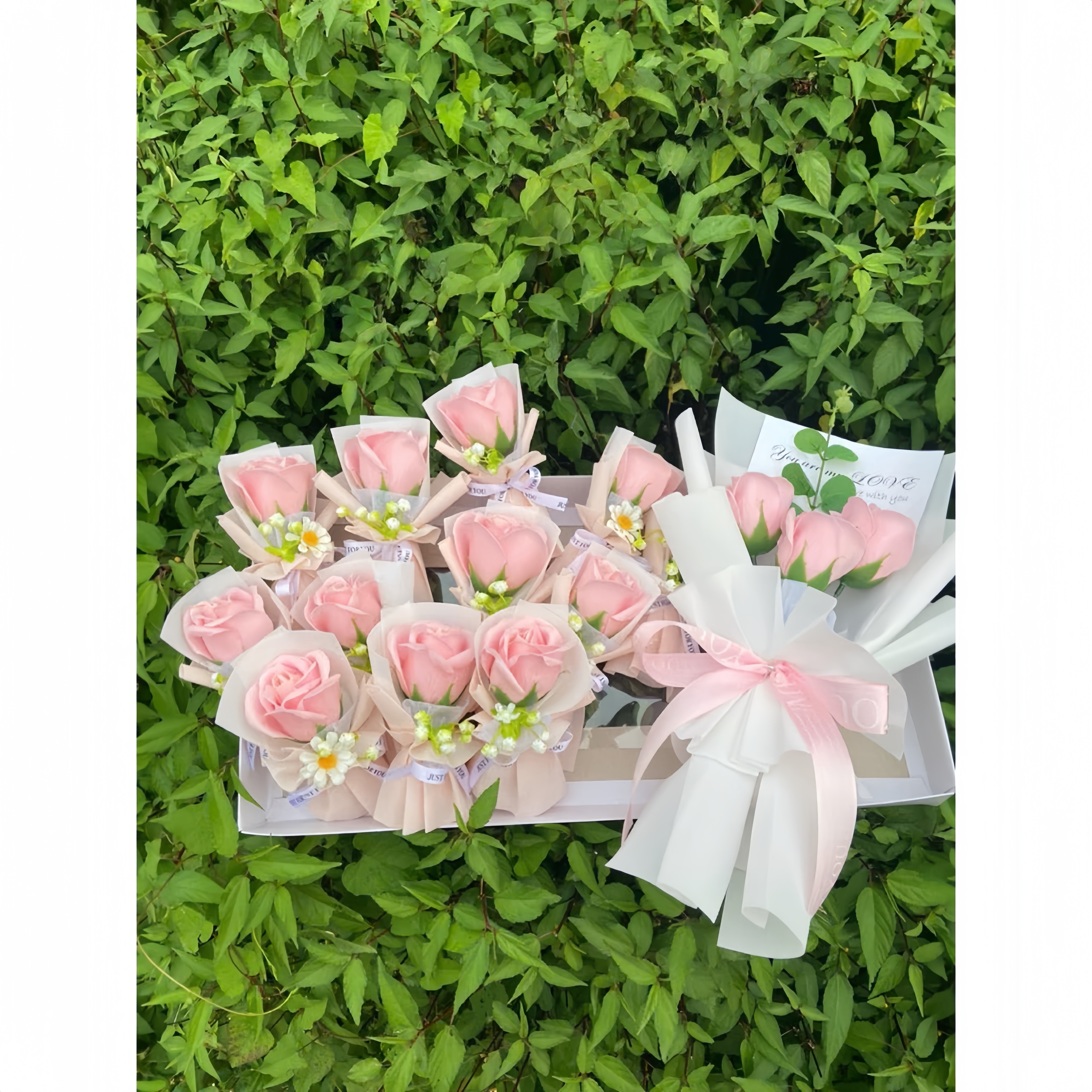 10pcs Premium Rose Velvet Silk Bunga Palsu Bouquet untuk Hiasan ...