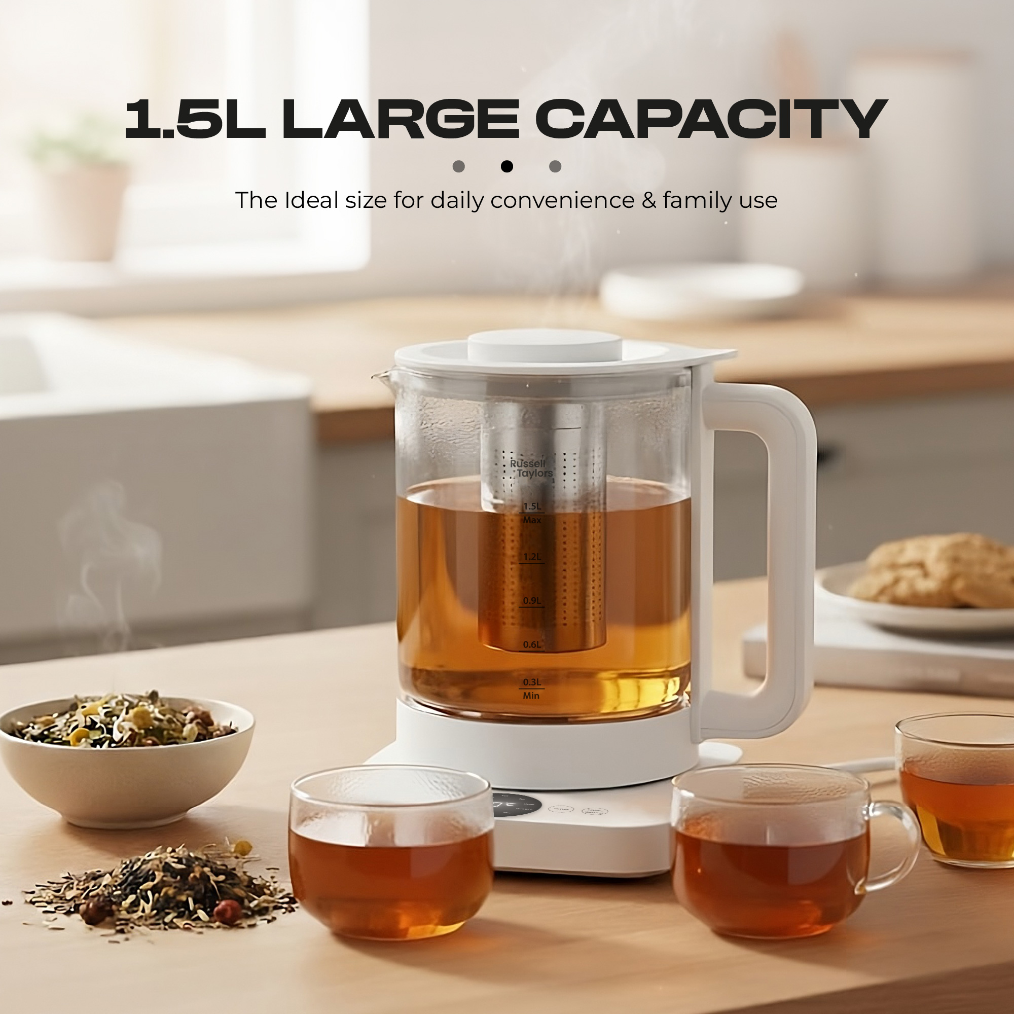 Russell Taylors Multifunctional Glass Health Pot (1.5L) RK5 | Shopee ...