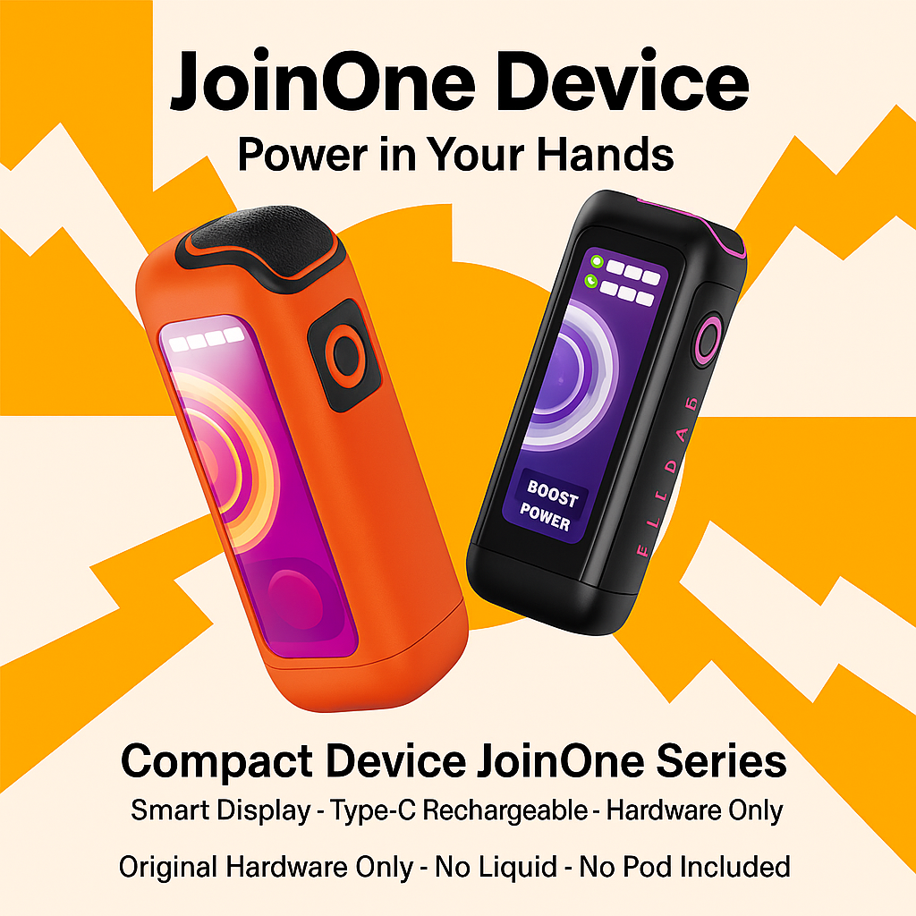 ELFXBAR | JoinOne 25 | Compact Device Swap Series | Smart Display | Type-C Rechargeable ...
