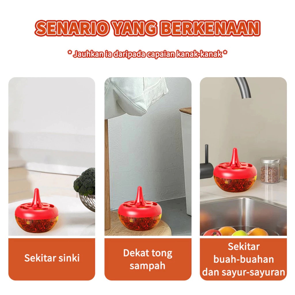 Fruit Fly Bait Stick Kill Flies Bait Fruit Fly Trap Bait Umpan Lalat ...