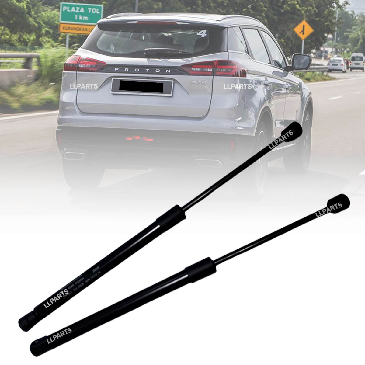 Original Proton X70 Rear Bonnet Damper Absorber Boot Left Right Gas ...