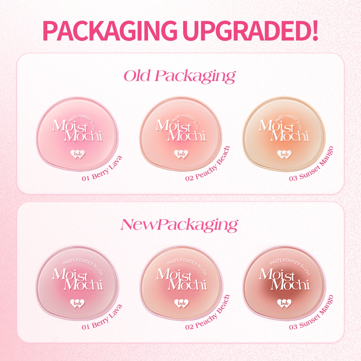 [LIVE HOT] BNB barenbliss Moist Mochi Paste Powder Blush & Duo Palette ...