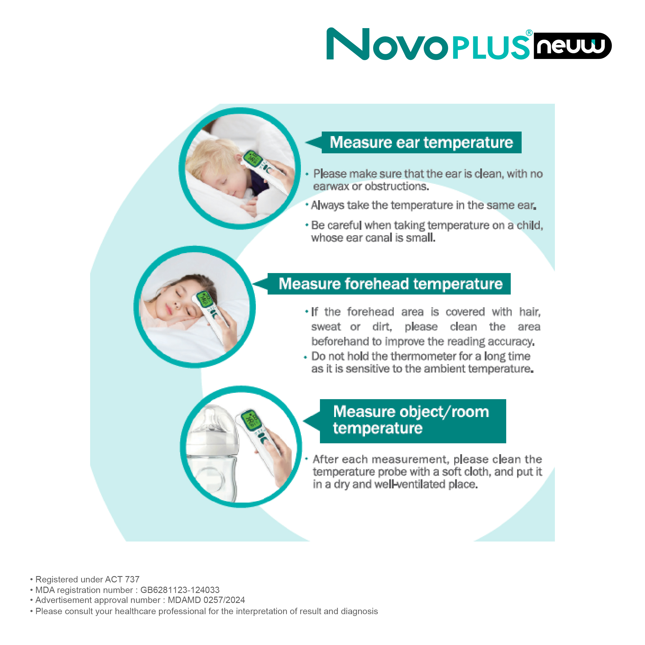 NIT320 Forehead & Ear Infrared Thermometer / NovoplusNeuw / 3 years ...