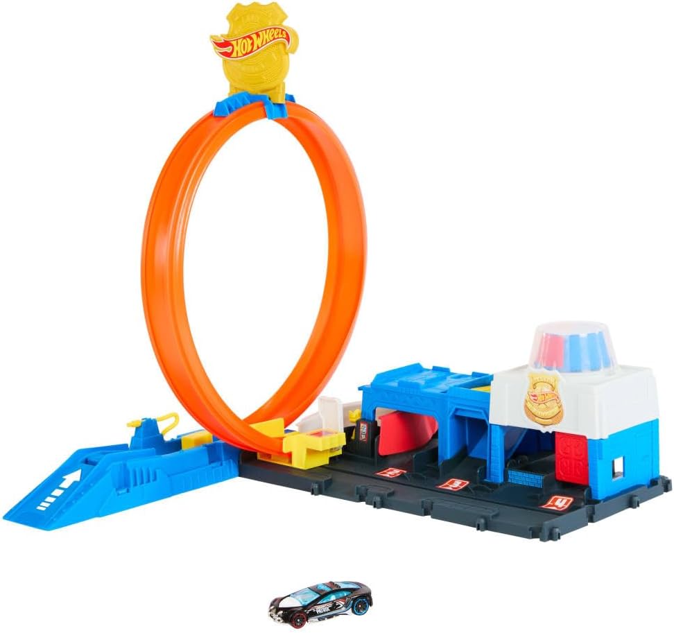 Hot Wheels City Super Police Station (JBM71) | Shopee Malaysia