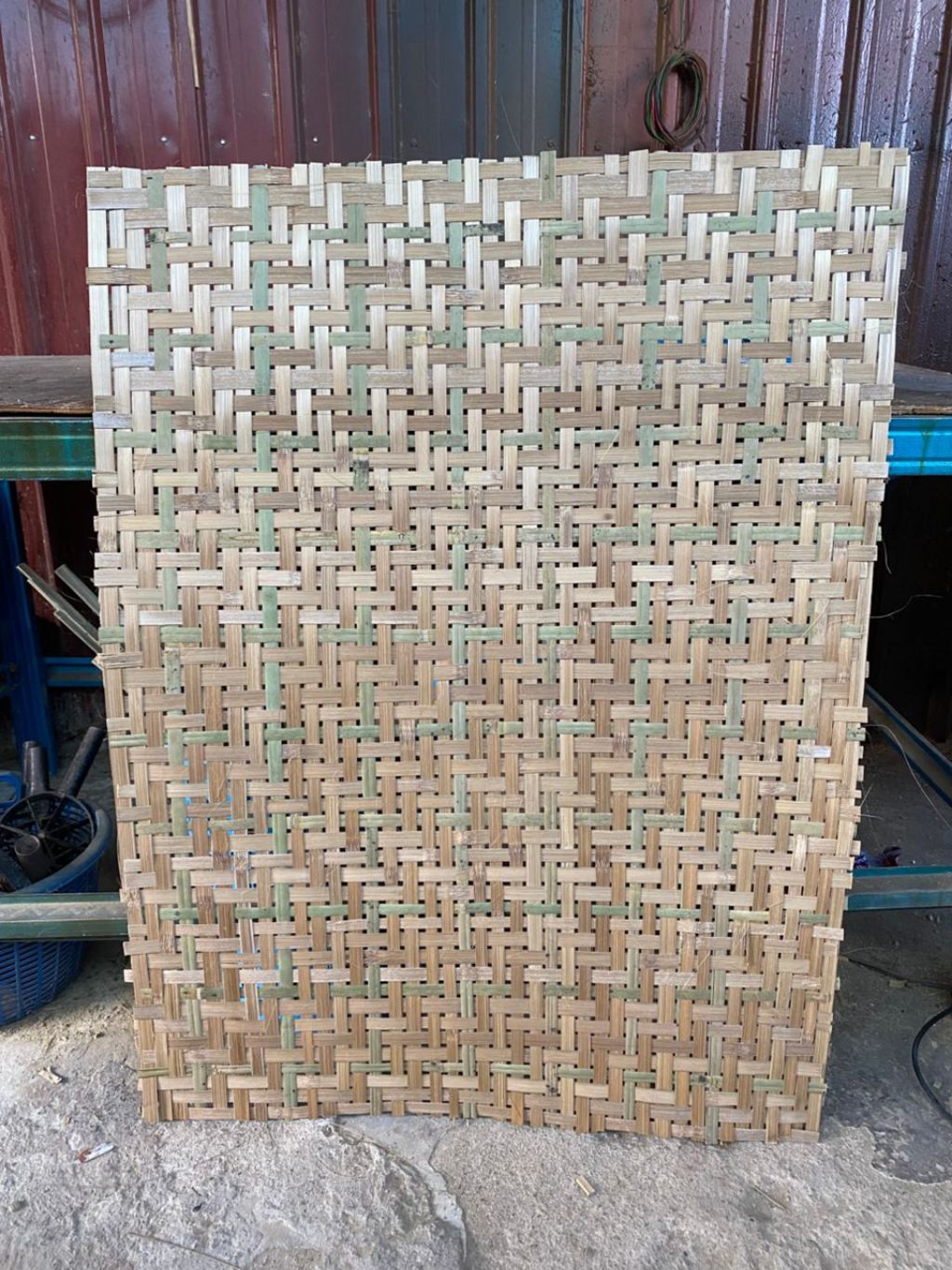 acok buluh/dinding buluh ( tiada frame/bingkai) size 3x4 kaki | Shopee ...