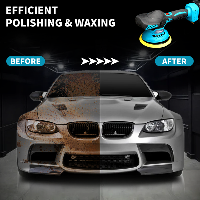 Ternaga 21V Cordless Portable Wireless Polisher Waxing machine Car ...
