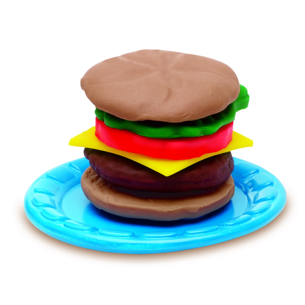 Play-Doh Kitchen Creations Burger Barbecue Playset Play Food Arts and ...