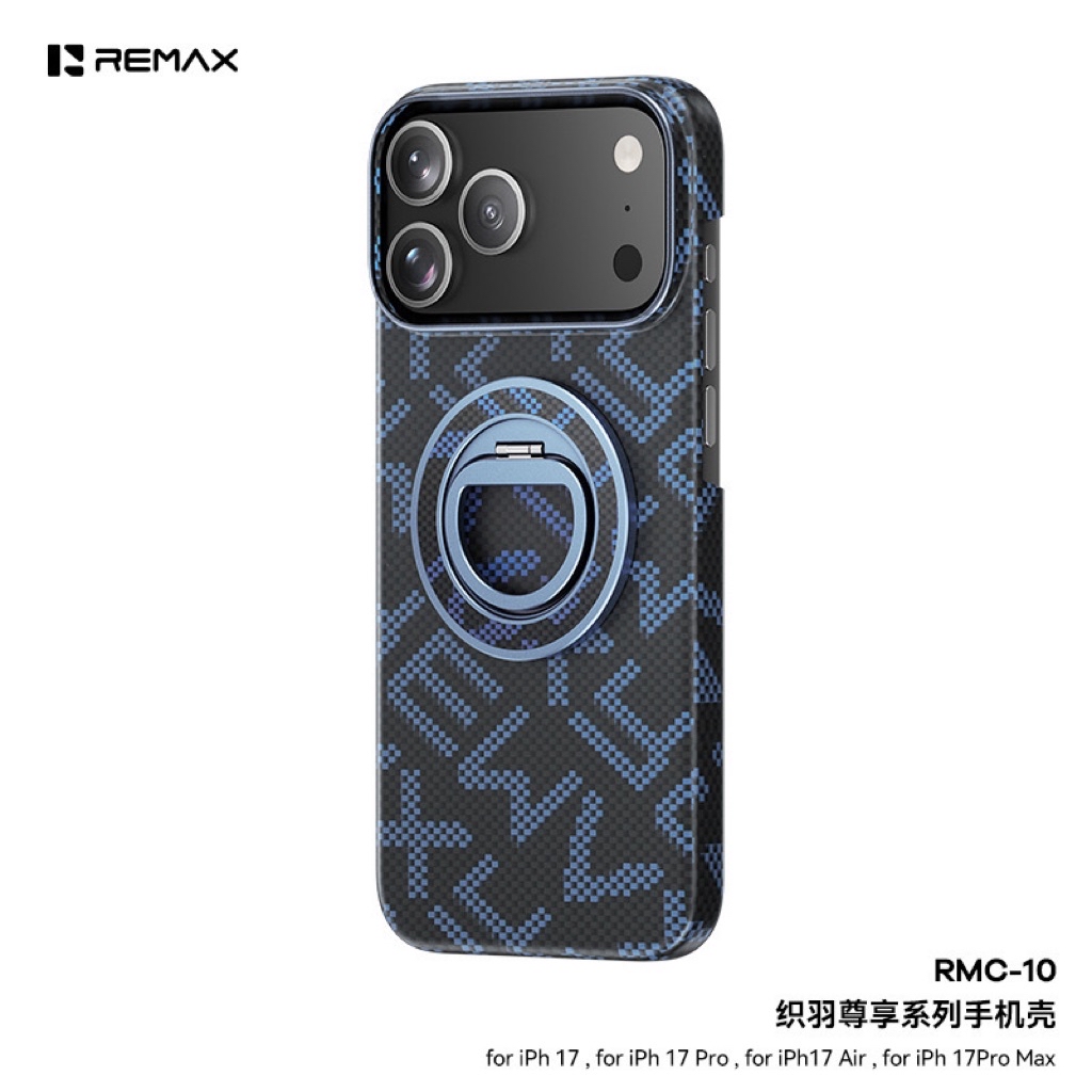 Remax RMC-10 Grid Aesthetic Art Premium PC Case for iPh 17, iPh 17 Pro ...