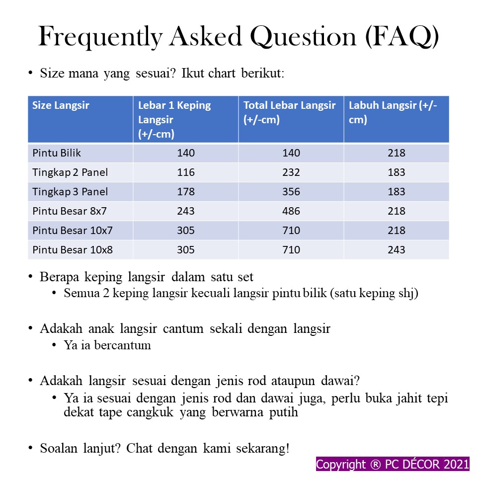 PCDECOR Langsir Bunga Free Tali Pengikat Curtain Sliding Door Tingkap ...