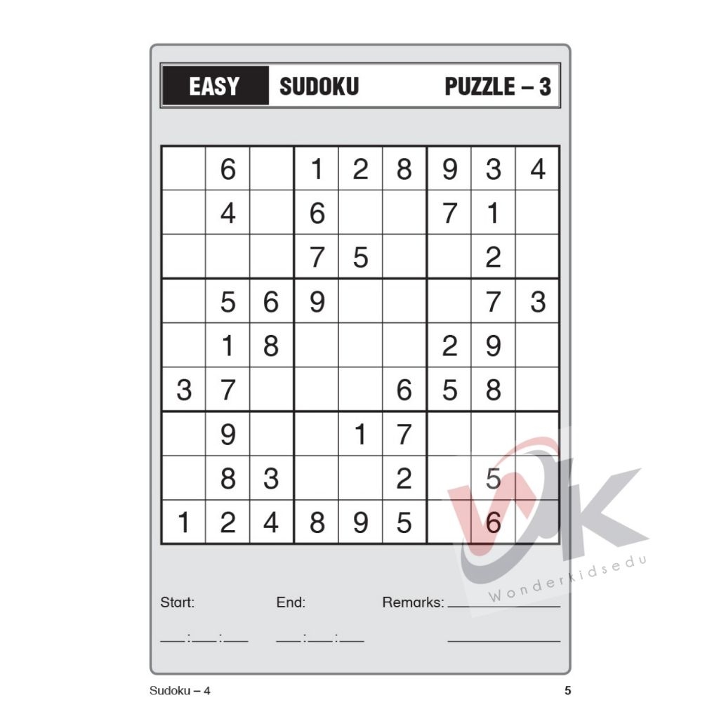 Amazing Jumbo Sudoku Book | Puzzle Book | Crossword | Brain Bosting ...
