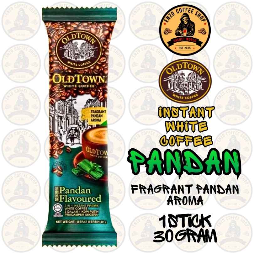 OLDTOWN PANDAN FLAVOURED IPOH WHITE COFFEE INSTANT DRINK / TRIPLE ...