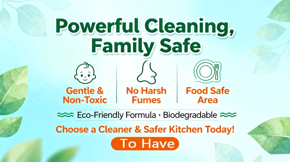 Heavy Duty Kitchen Cleaner Spray 500ml Degreaser Cleaner Eco Friendly ...