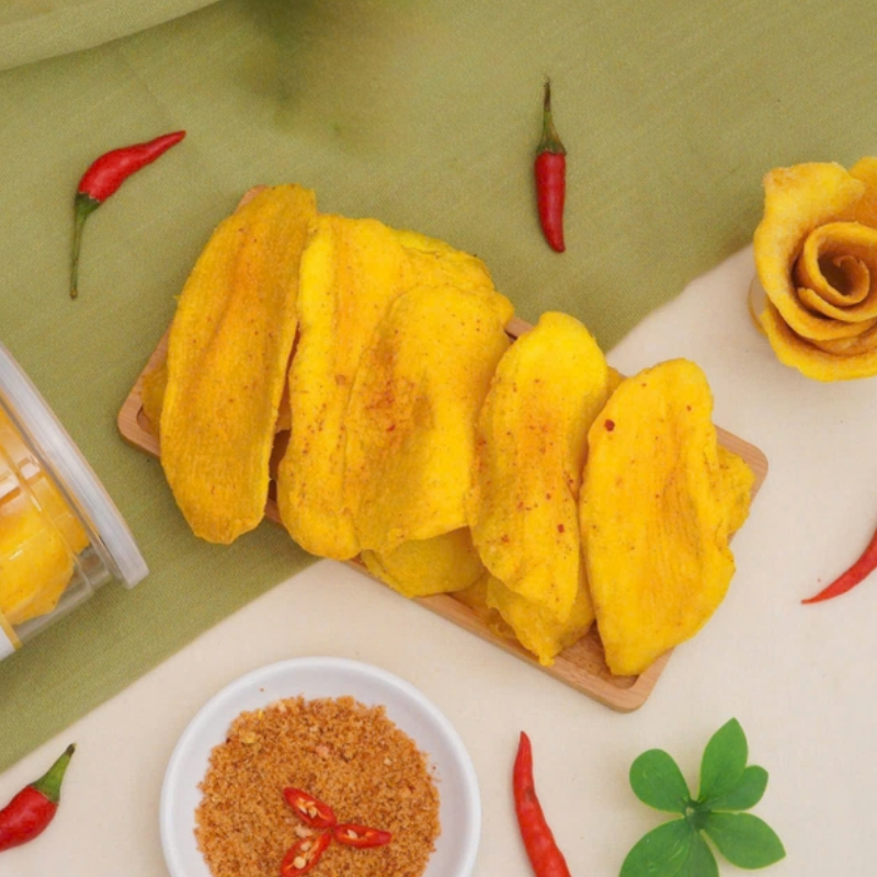 READY STOCK| HALAL Organic Dried Mango with Salt & Chili – Healthy ...