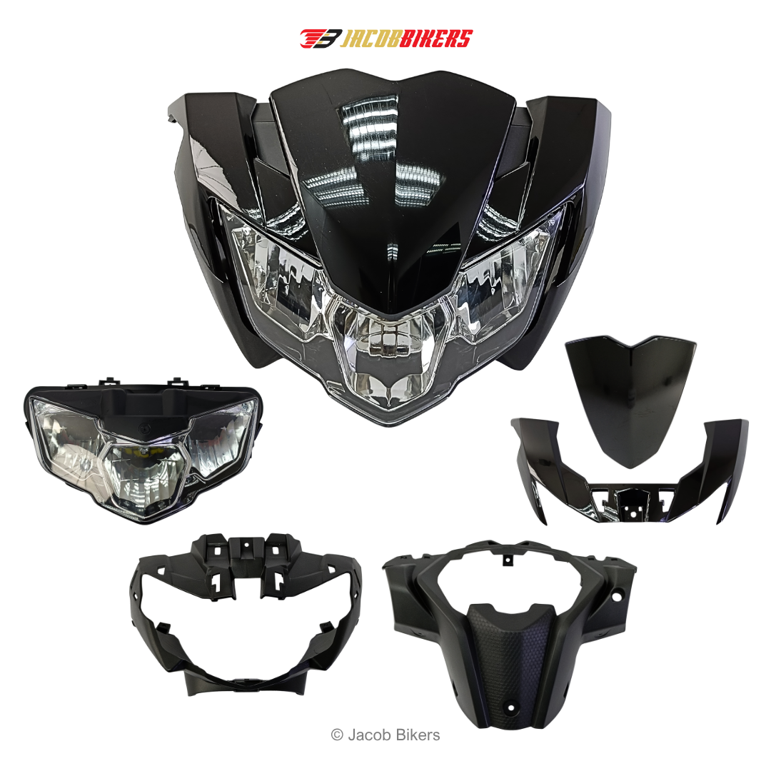 Yamaha LC135 V5 / V6 / V7 Convert To V8 | Headlamp Complete Set | Head Lamp | Motorcycle Modify ...