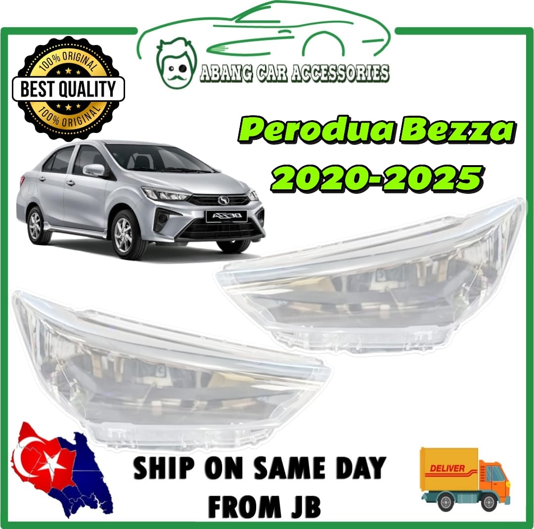 Perodua Bezza 2020–2025 Headlamp Cover / Lampu Depan Housing ...