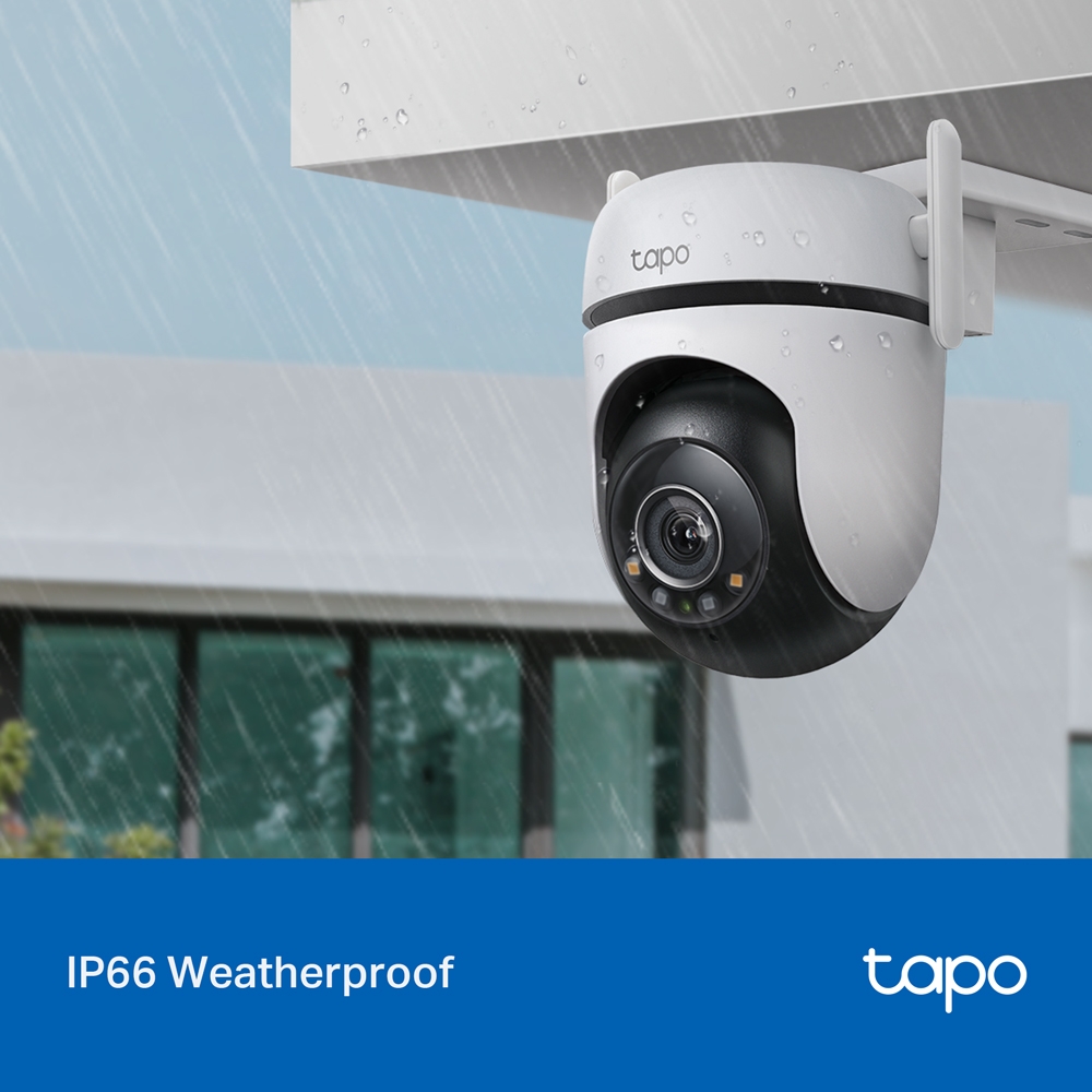 TP-Link Tapo C520WS Outdoor CCTV – 2K QHD, 360° Pan/Tilt, AI Detection ...