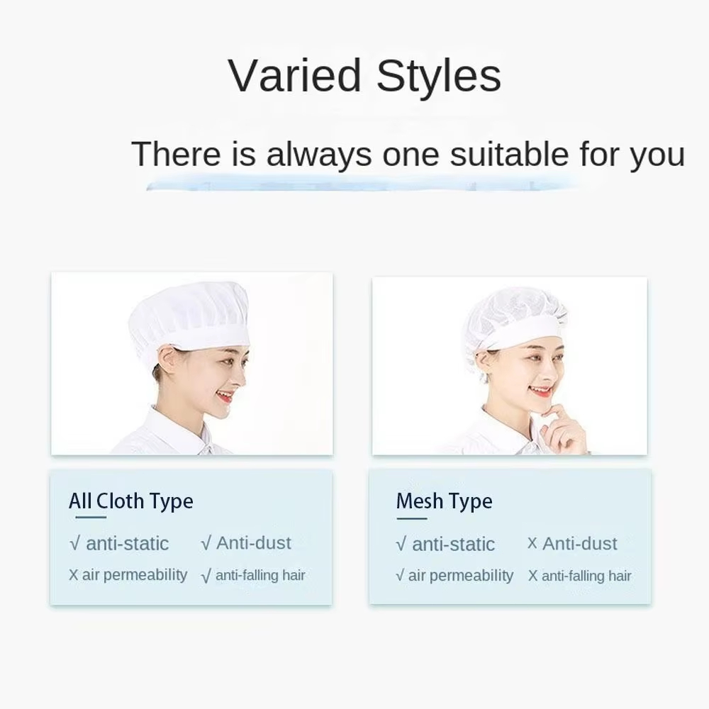 Mesh Chef Hat Breathable For Kitchen Restaurant Food Service | Shopee ...
