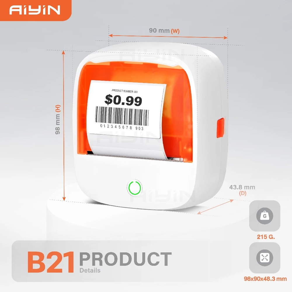 Label Printer Portable Sticker Printer Name Tag Printer Label Maker ...