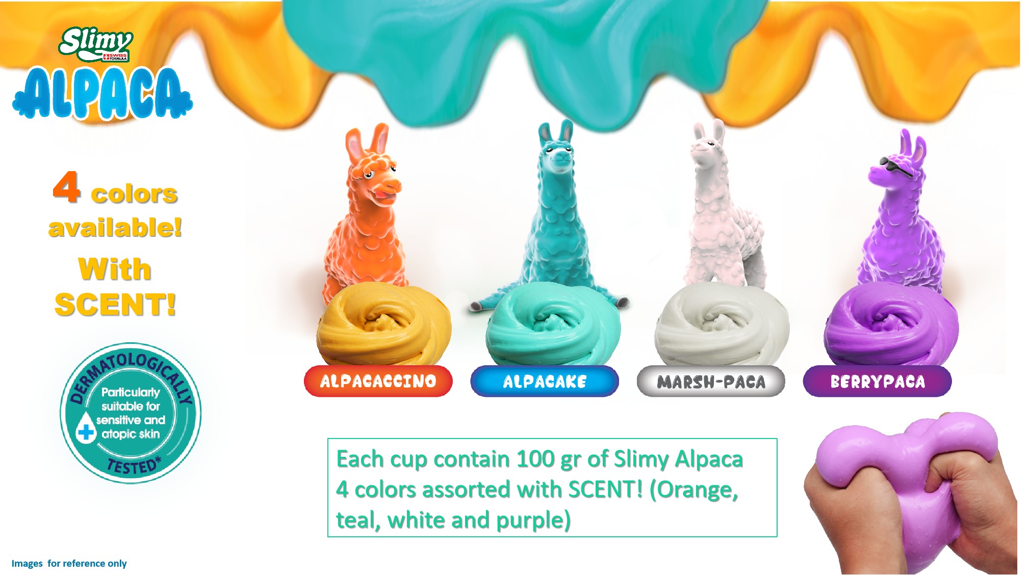 Slimy Super Fluffy Alpaca Slime Assortment Pack - Assorted Color Design ...
