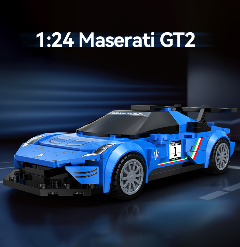 CaDA Maserati GT2 Sports Car Brick DIY 1:24 Scale Vehicles Set C55031W ...