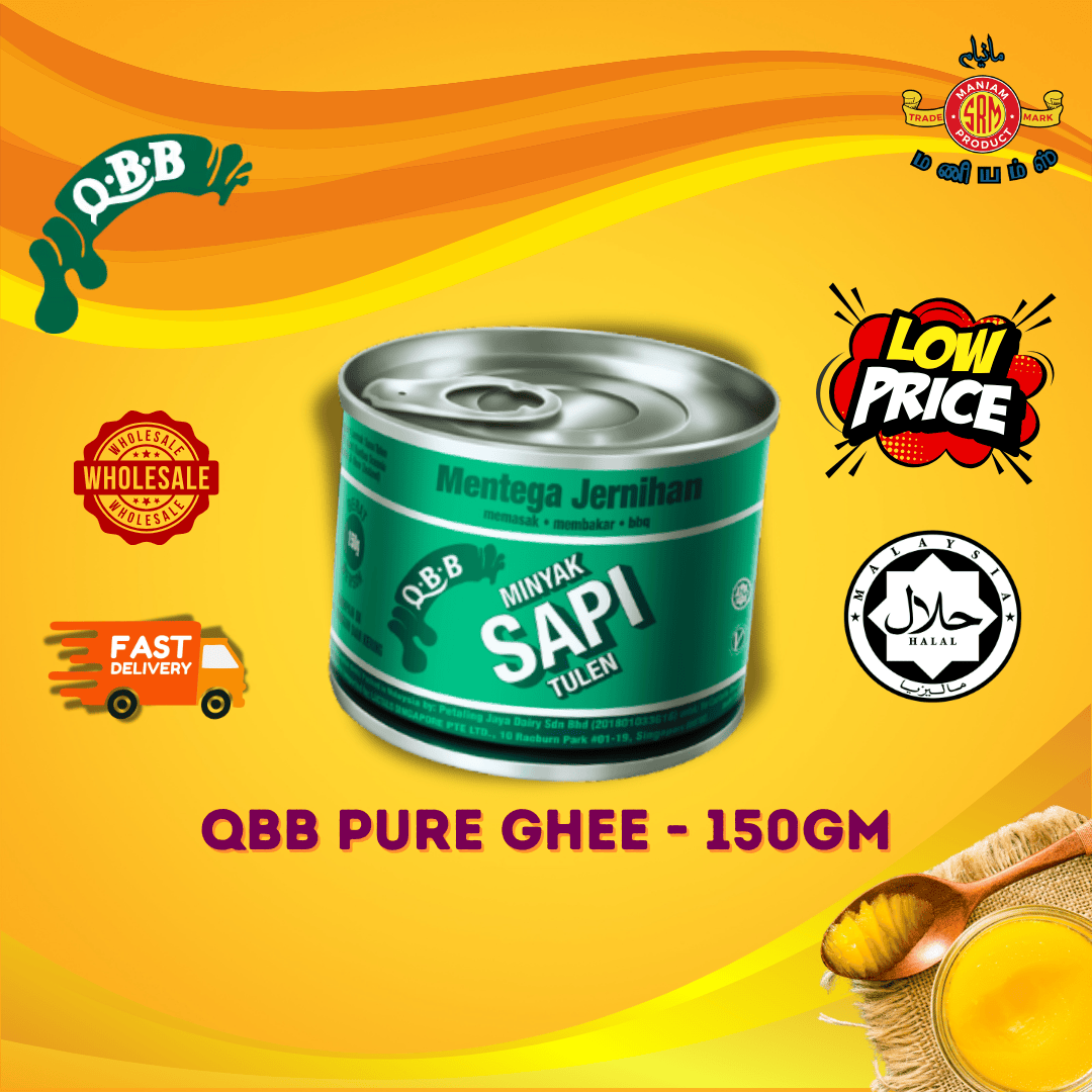 QBB Pure Ghee/Minyak Sapi - 150g/400g/800g | Shopee Malaysia