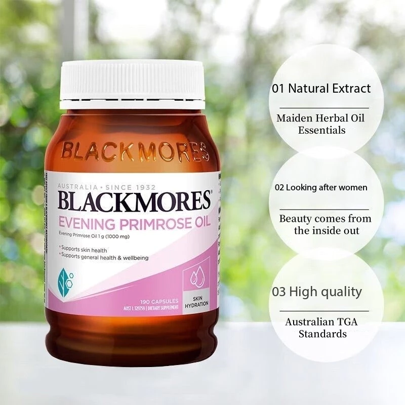 Blackmores EPO Evening Primrose Oil 1000MG 190 Capsules Softgel For ...