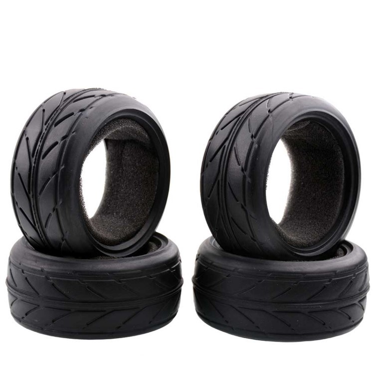 4PCS Rc Car Touring Tires Rally Tires for All 1/10 Touring Car X-ray ...
