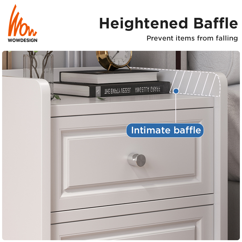 Side Table With Drawer Bedside Table Bedroom Simple Storage Cabinet ...