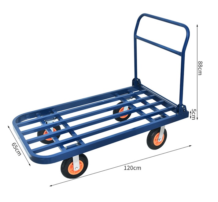 500KG Heavy Duty Strong Loading Trolley Troli Barang Extra Large ...