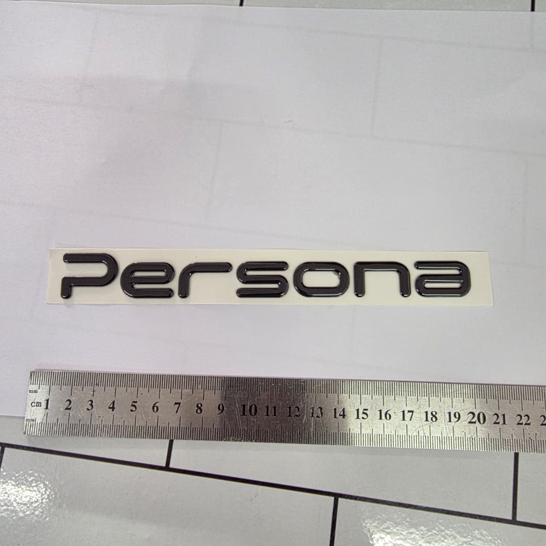 emblem persona tulisan belakang bonet emblem rear bonnet persona proton ...