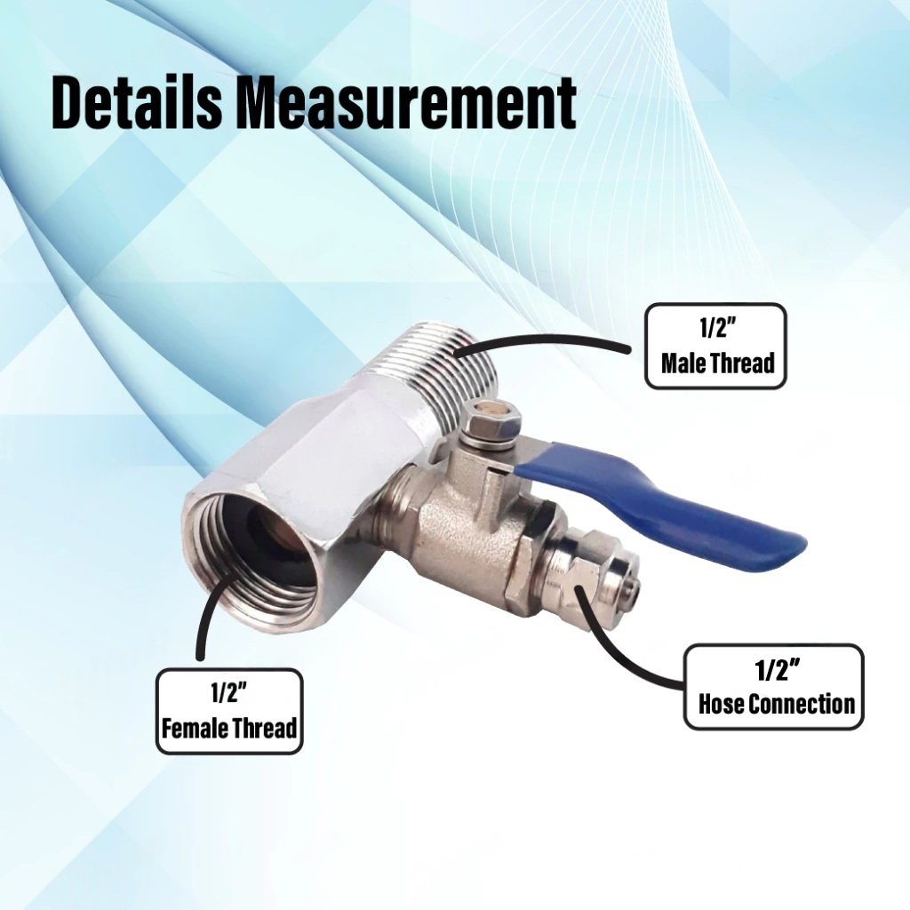 RO Joint 1/2" Inch to 1/2" RO Joint Connector For Water Dispenser Water ...