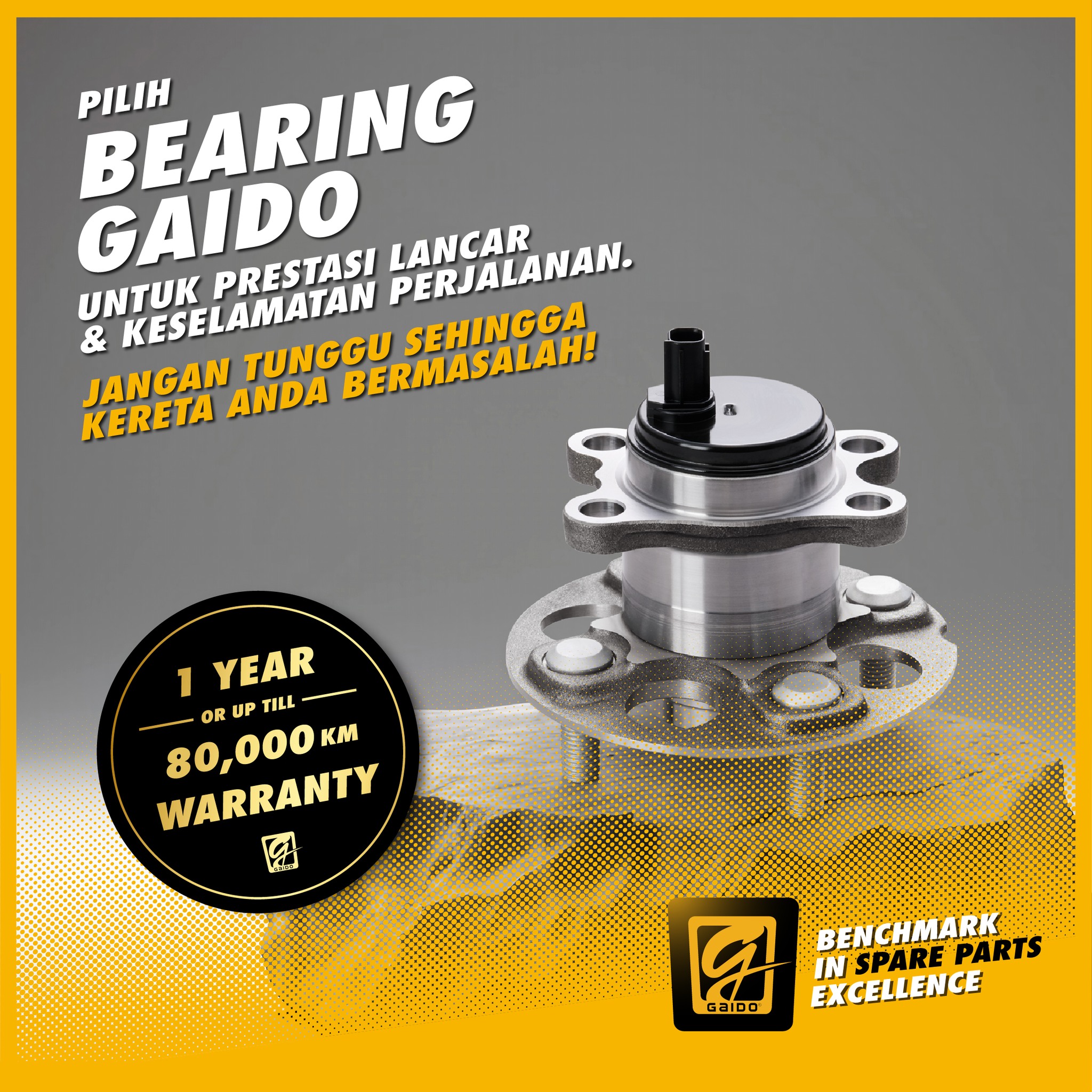 GAIDO JAPAN QUALITY【AVANZA F601 1.3】TOYOTA TAYAR WHEEL DEPAN FRT ...