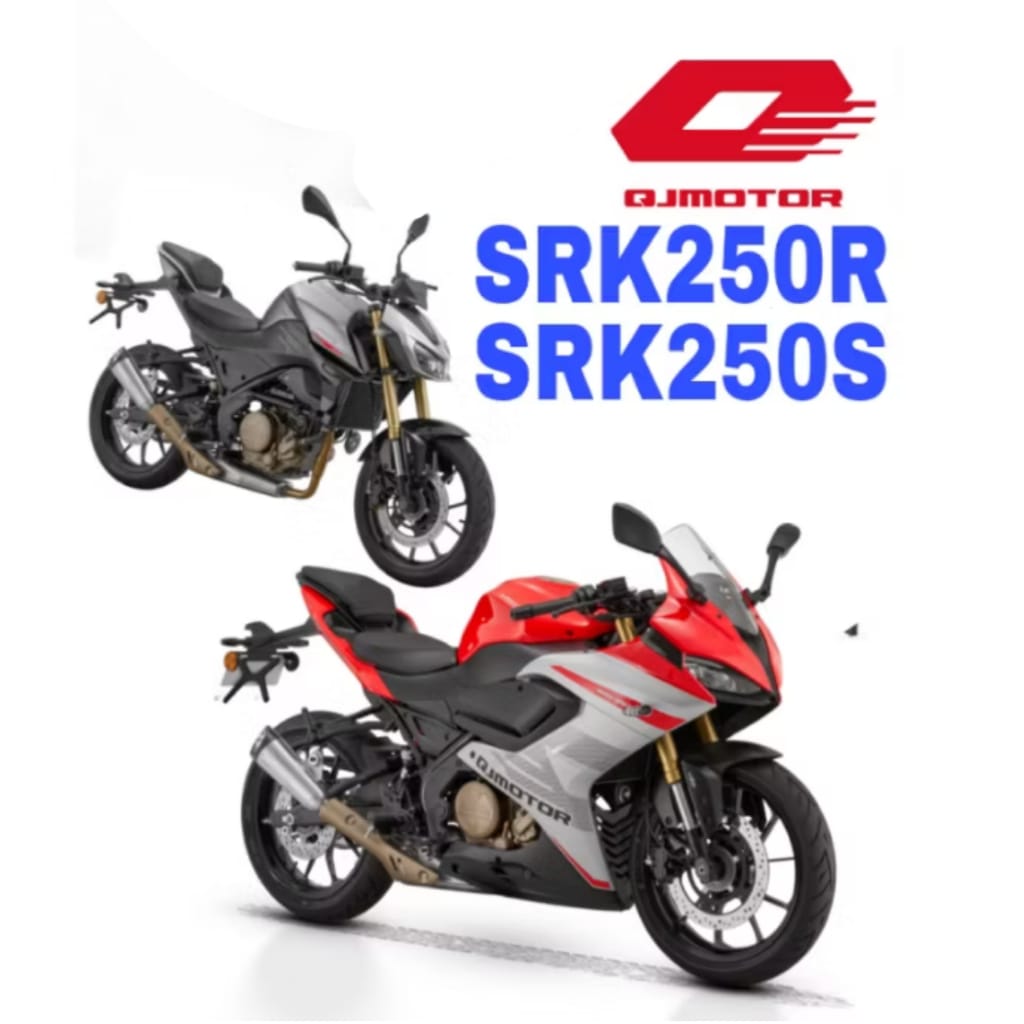 Sprocket Set QJ MOTOR SRK250S SRK250R RK 520 KRX X-Ring Rivet Black ...